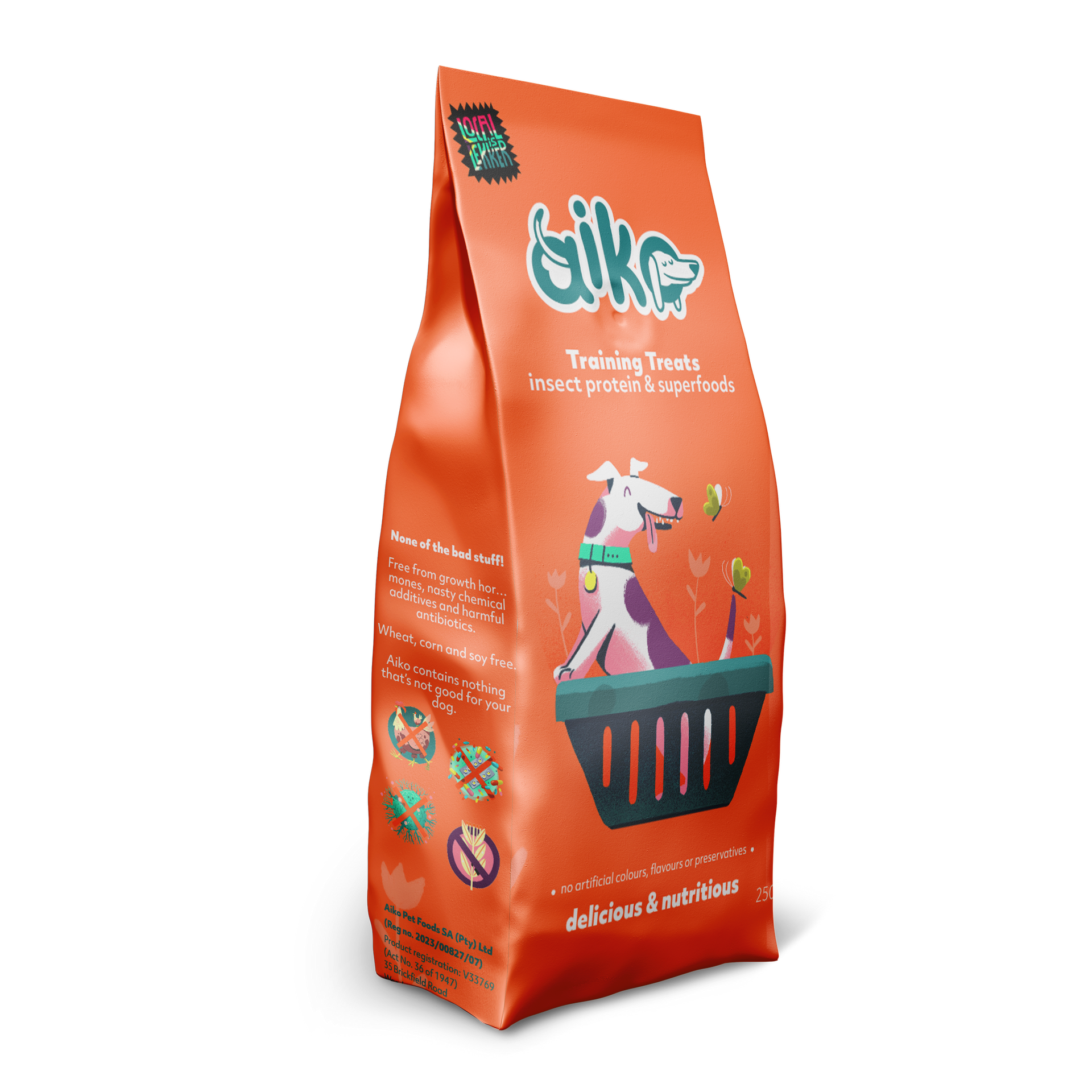 Aiko-complete, balanced insect-based pet food, delicious & nutritious